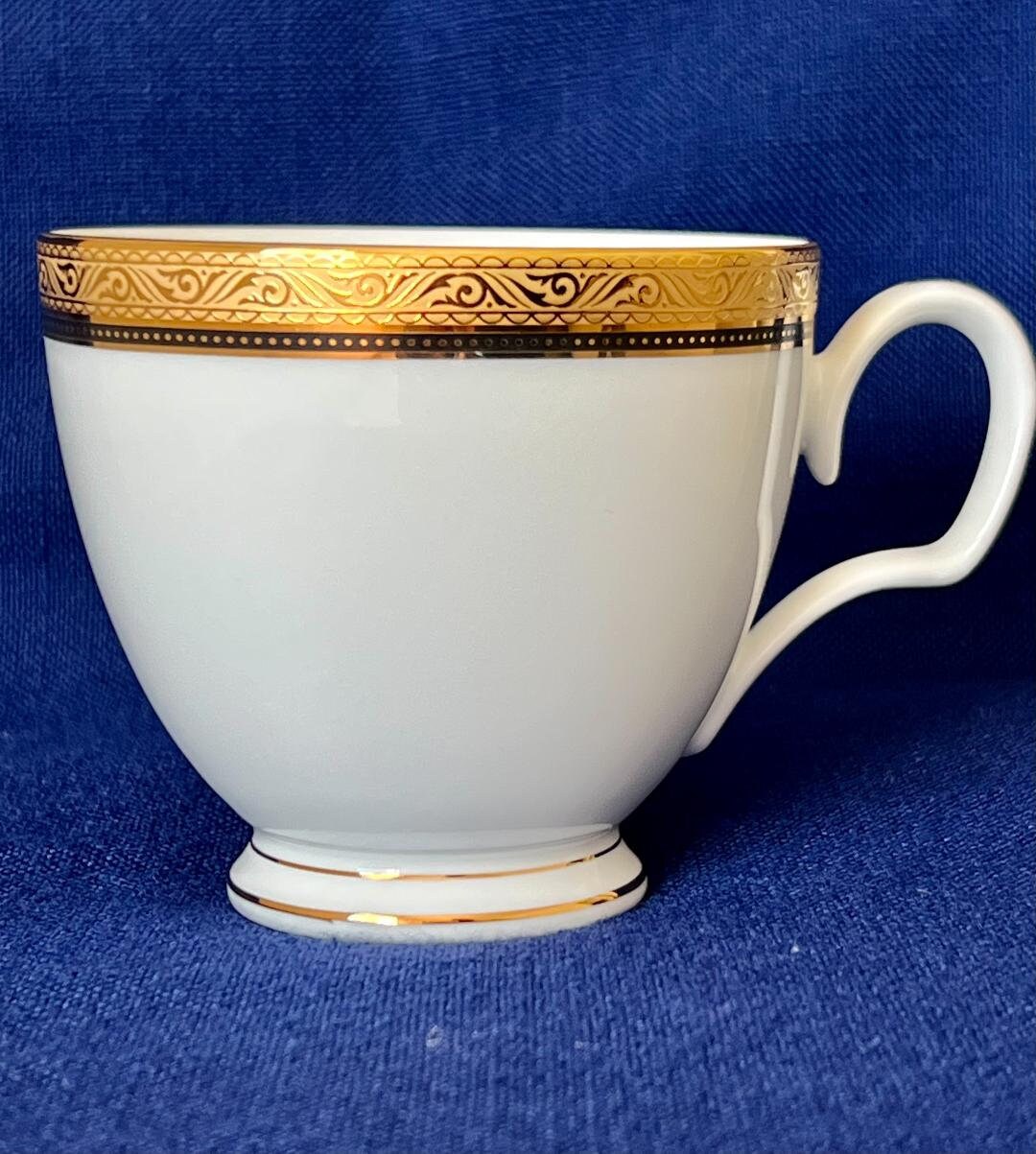 GORGEOUS COFFEE CUPS - Vintage Noritake Kingswood Gold #4343 Footed ...