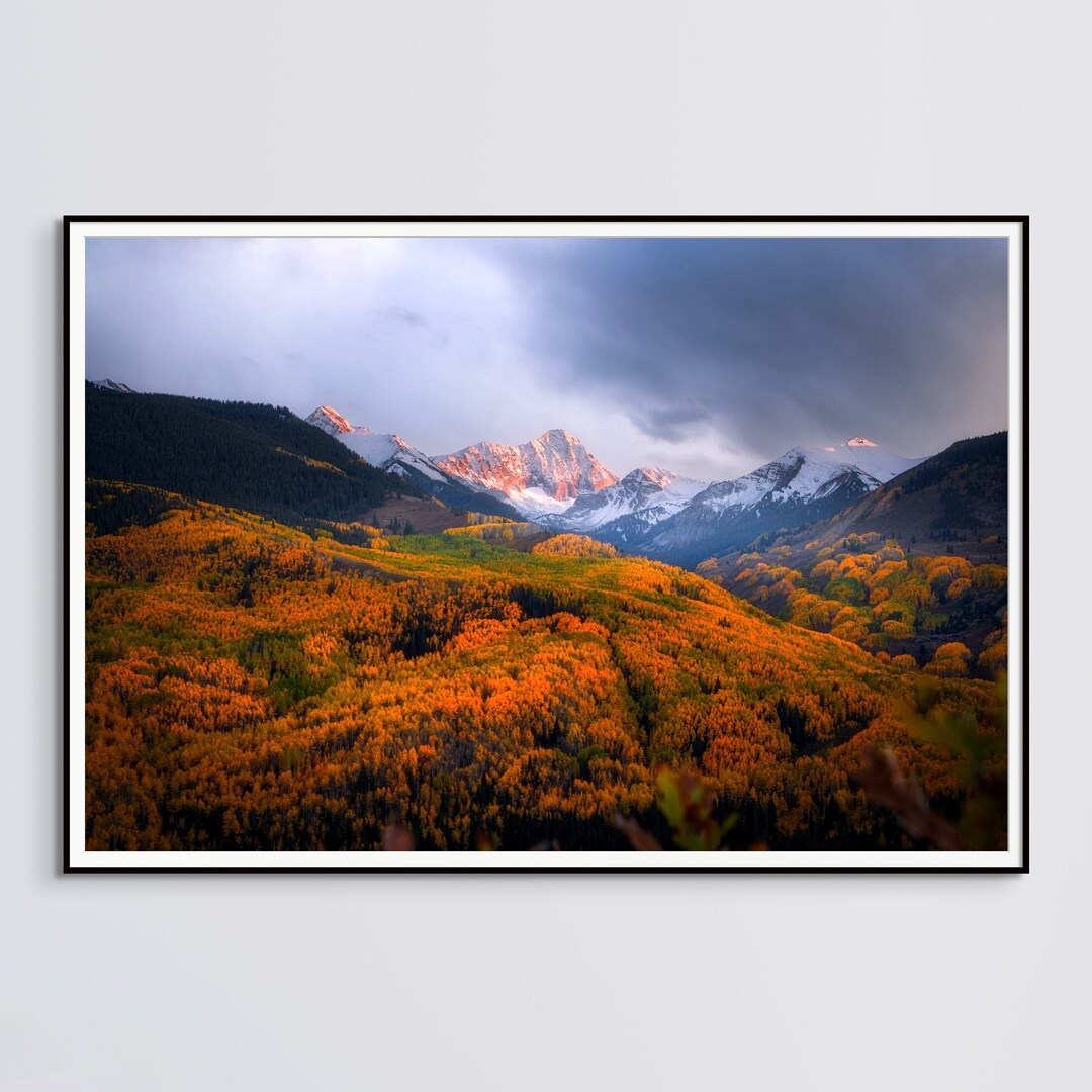 Fine Art Photography Print - Capitol Peak Fall Foliage Near Aspen ...