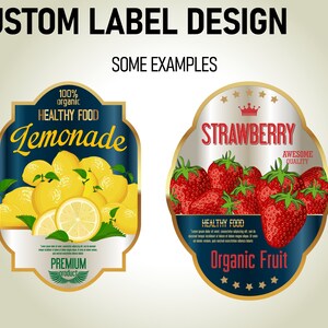Custom Label Design - Product Label, Sticker Design, Packaging Design, Bottle Labels, Private ...