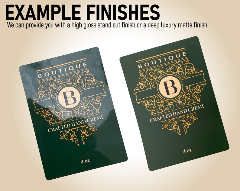 Custom Clear Product Labels: Oil & Water Resistant, Glossy or Matte - Etsy
