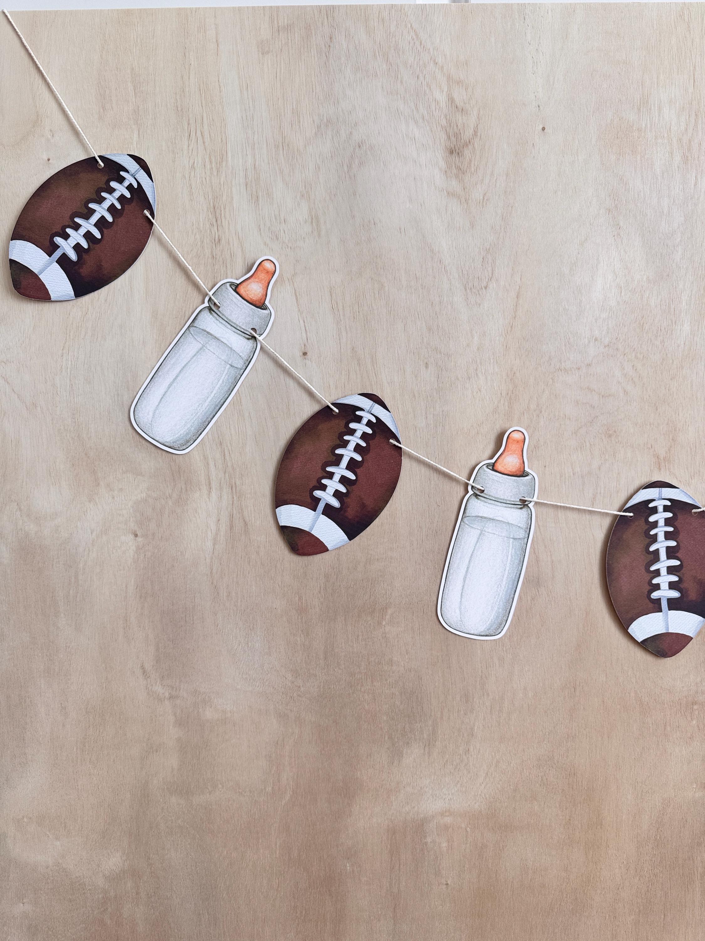 Football Baby Shower Banner, Tailgate Little Kicker Party Decor - Etsy