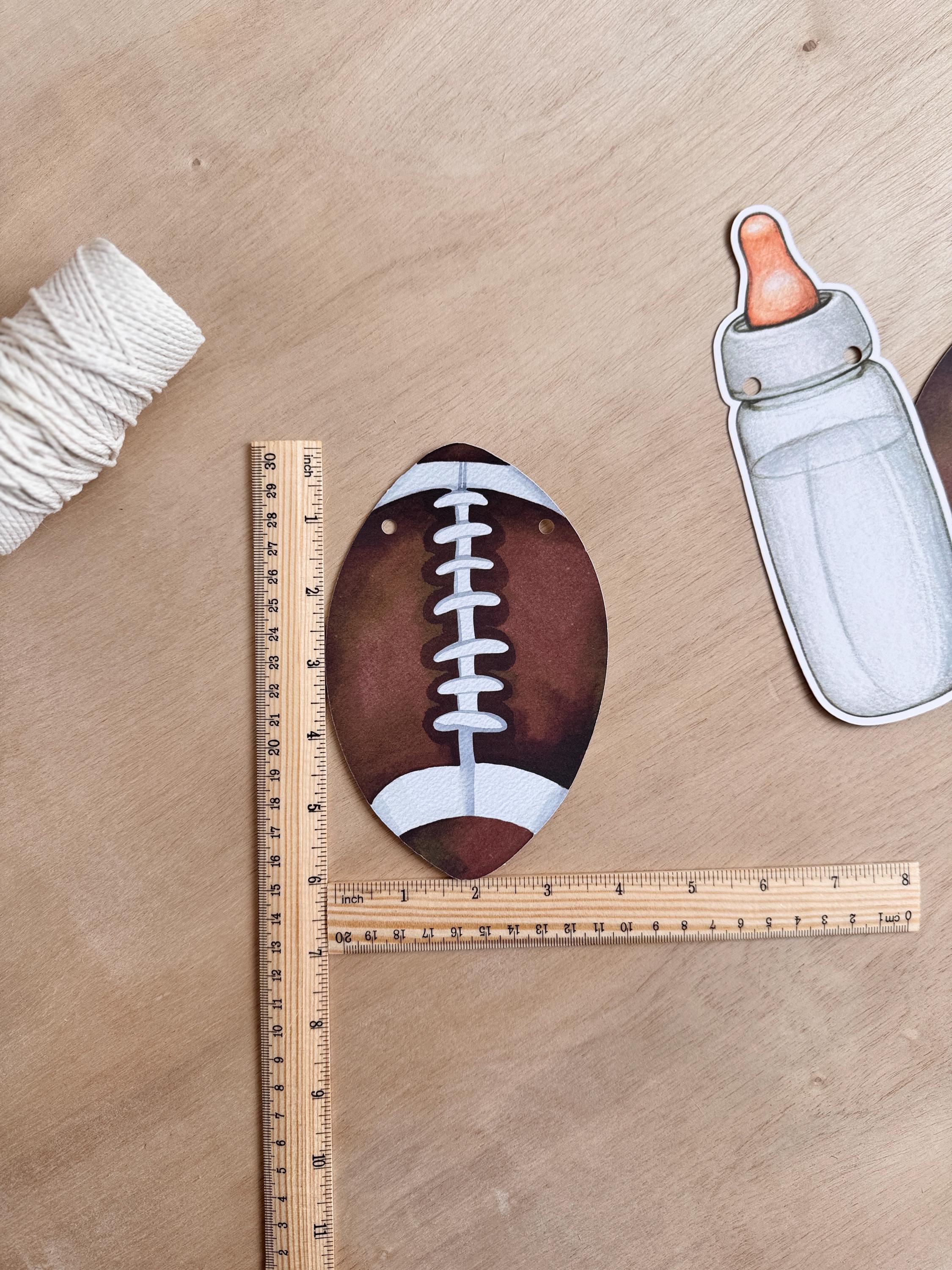 Football Baby Shower Banner, Tailgate Little Kicker Party Decor - Etsy