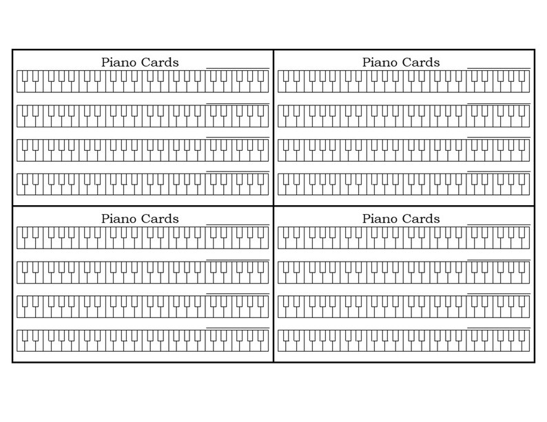 Piano Chord Transposer Cards - Etsy