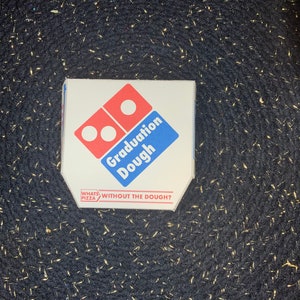 Graduation Dough Mini Pizza Box - Etsy