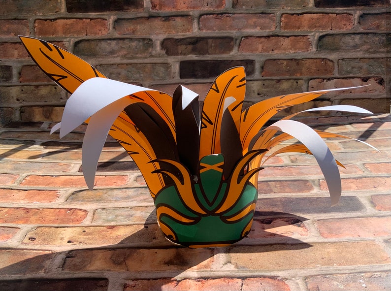 Jamaica Printable Carnival Headpiece - Etsy