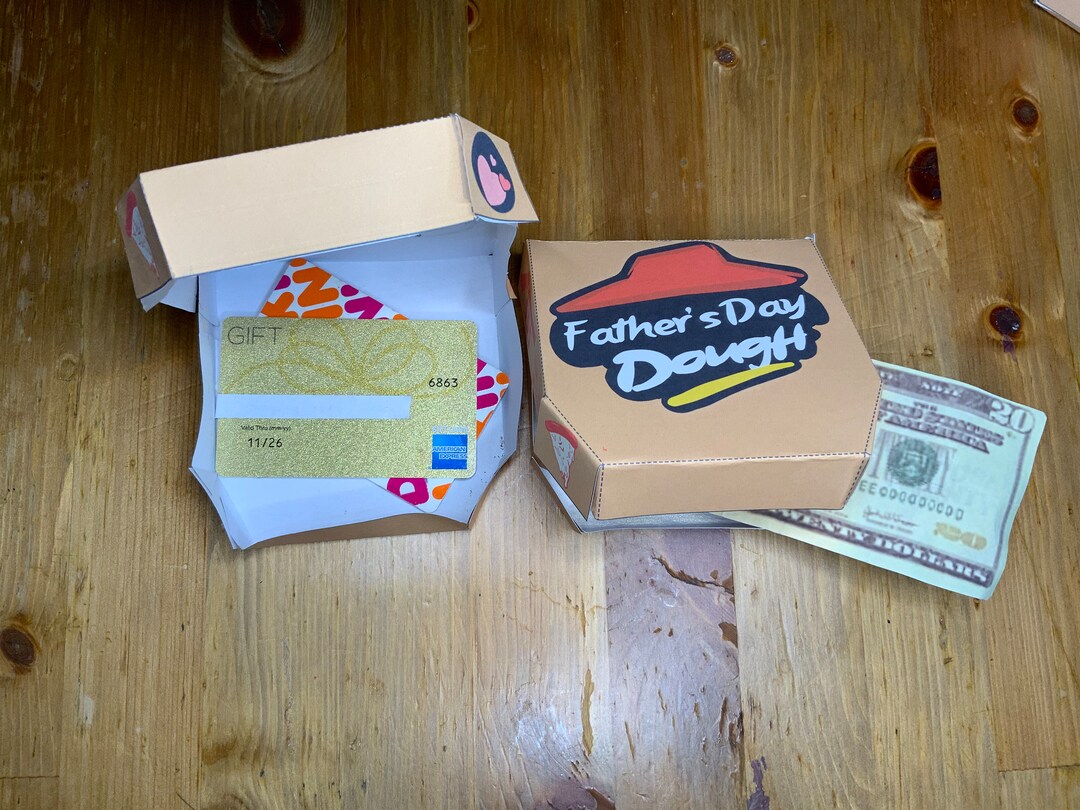 Fathers Day Dough Gift Box-digital Download - Etsy