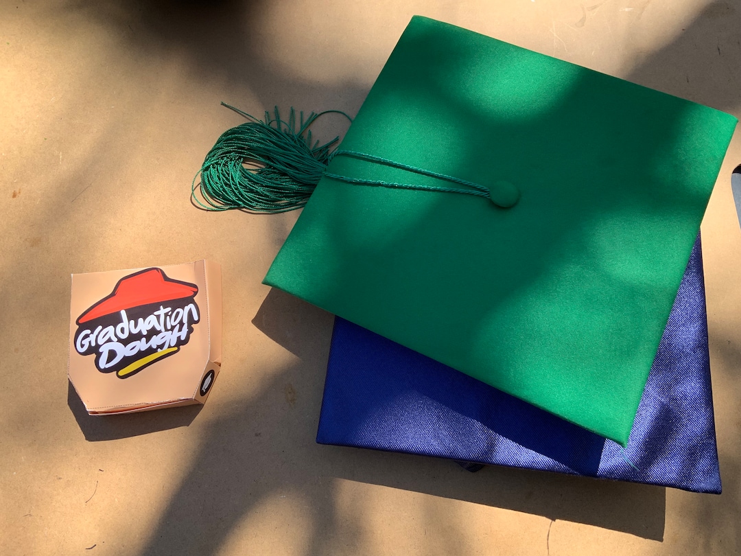 Graduation Dough Gift Mini Pizza Box - Etsy
