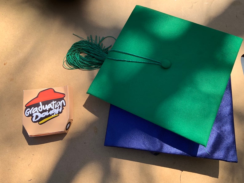 Graduation Dough Gift Mini Pizza Box - Etsy