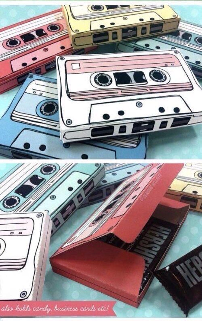 Digital File Diy Walkman Tape Player Box With Cassette - Etsy UK