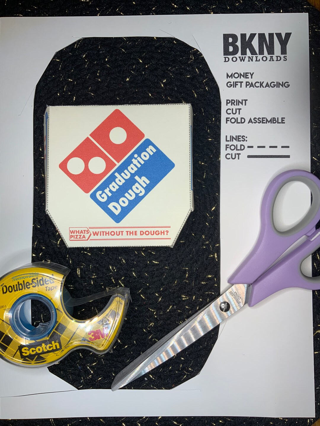 Graduation Dough Mini Pizza Box - Etsy