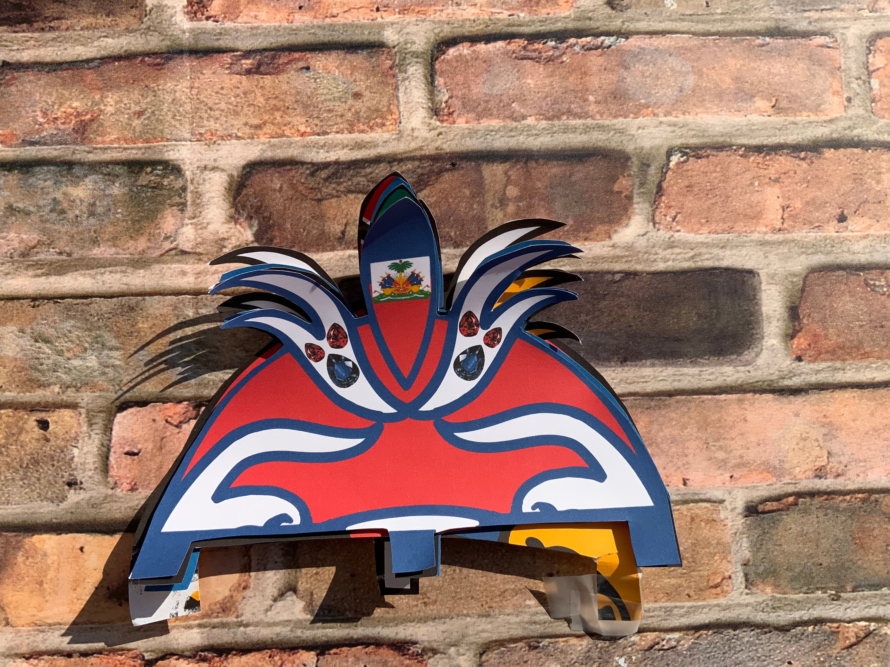 Haiti Printable Carnival Headpiece - Etsy