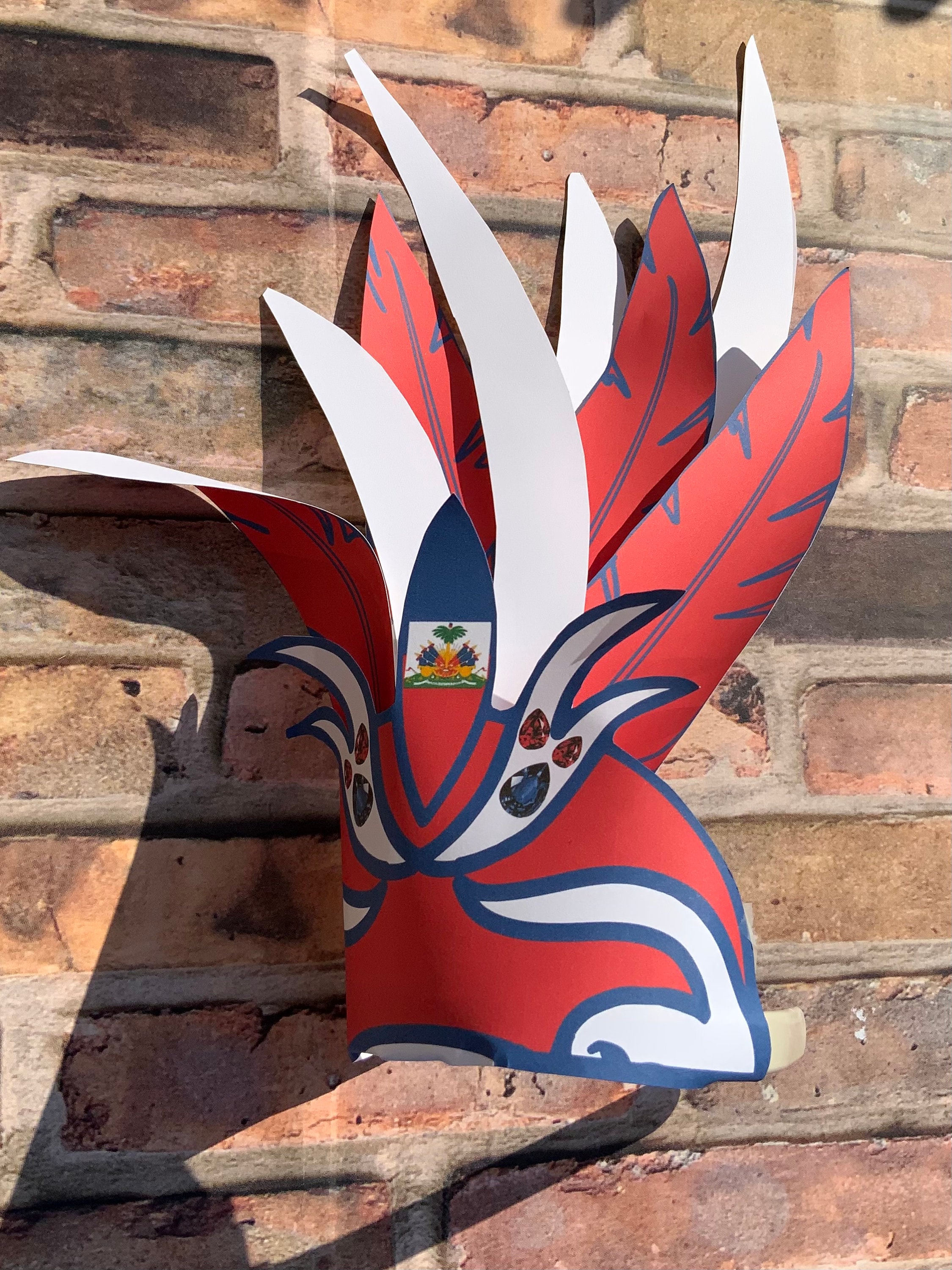 Haiti Printable Carnival Headpiece - Etsy