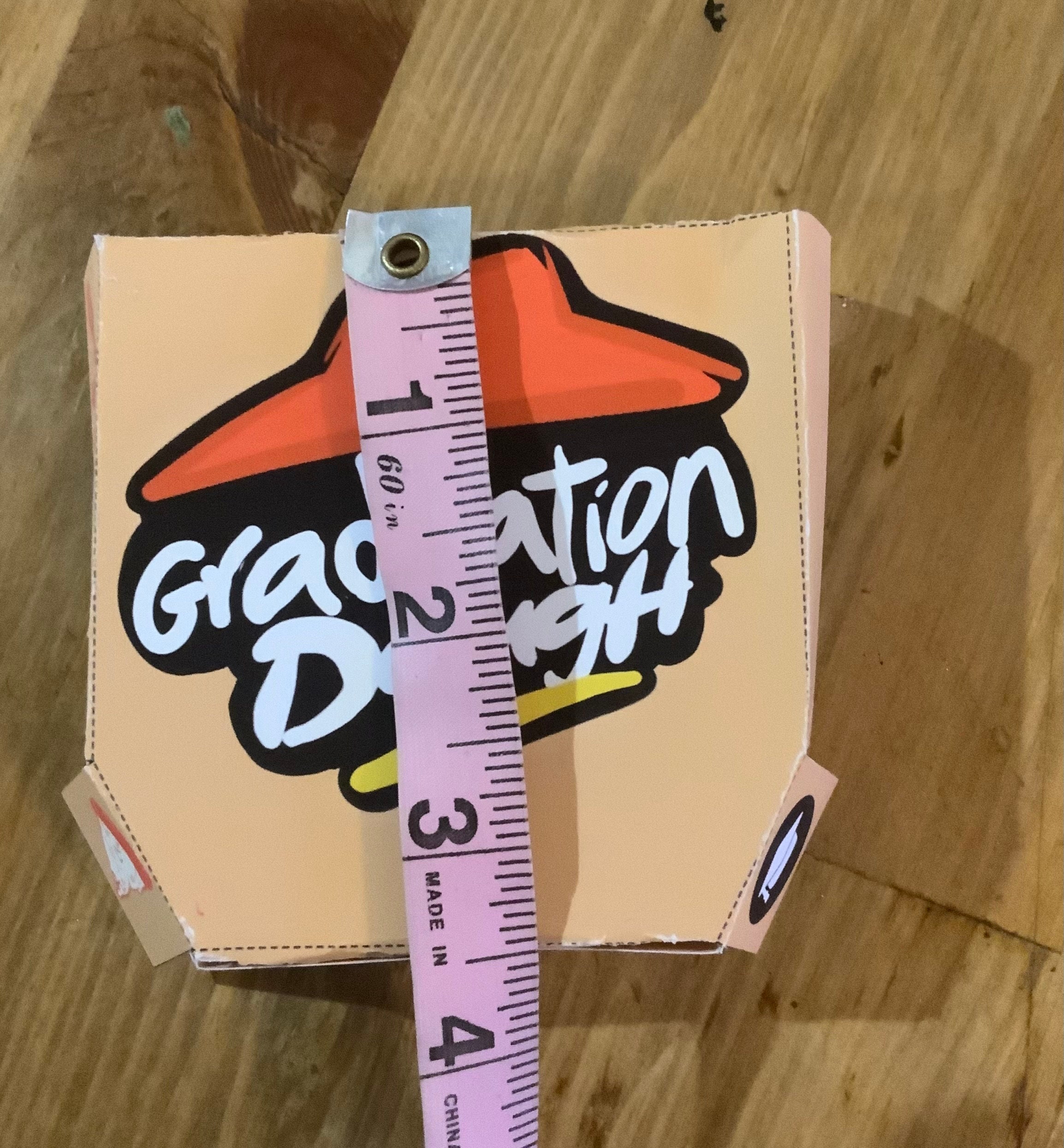 Graduation Dough Gift Mini Pizza Box - Etsy