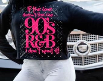 90s R&b Love Svg - Etsy