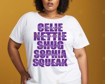 You Told Harpo to Beat Me Sophia Celie Vinyl Sublimation DTF Tshirt SVG ...