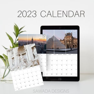 2023 Printable Calendar Digital Calendar | Digital and Printable | 2023 ...