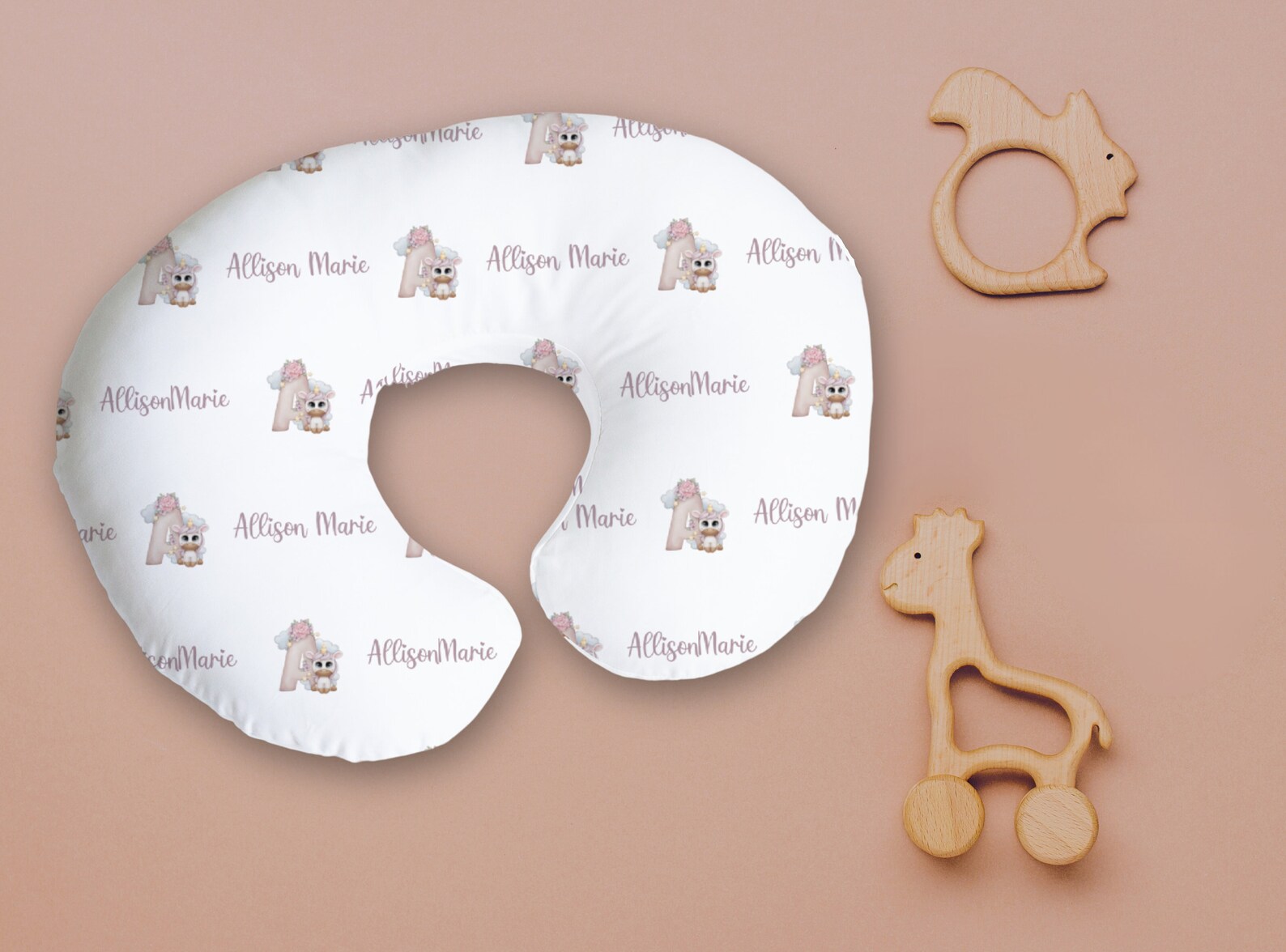 Personalized Boppy Cover, Unicorn Nursing Pillow Cover, Customized ...