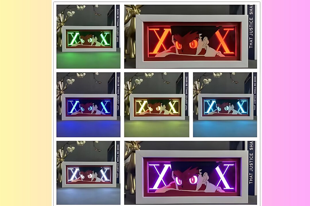 Gon, Hunter X Hunter, Light Box Shadow Box Anime Night Light LED Lamp ...