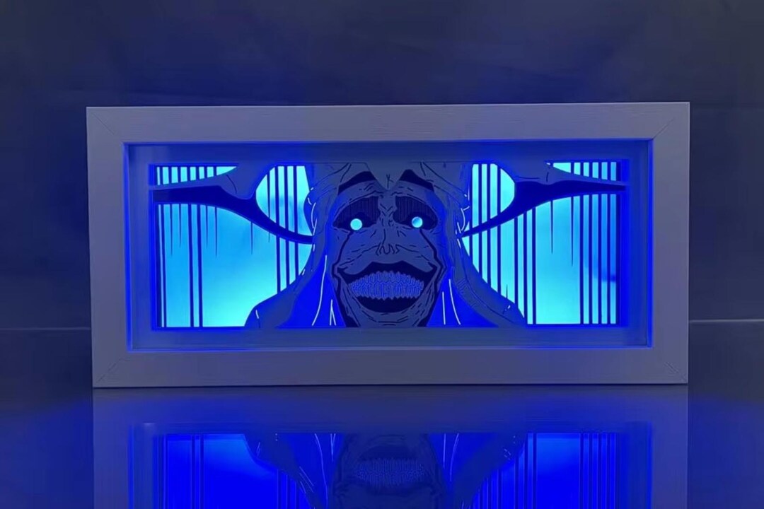 Anime Light Box Solo Leveling Statue of God for Kids Bedroom Decoration ...