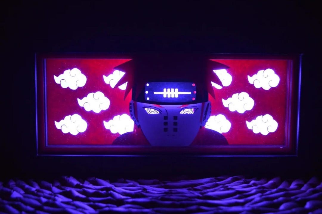 Nagato, Naruto Shippuden Light Box Shadow Box Anime Night Light LED ...