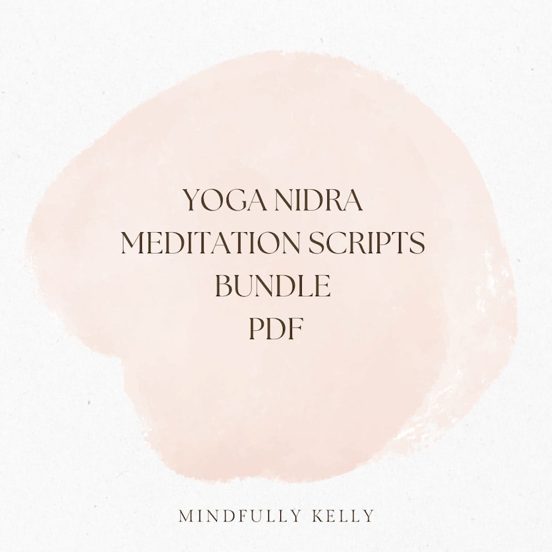 Yoga Nidra Meditation Scripts Bundle - Etsy