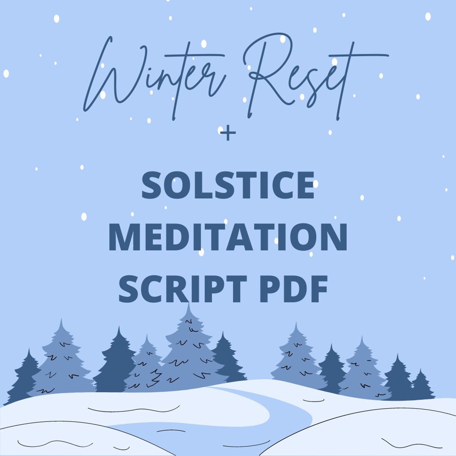 Winter Reset + Solstice Meditation Script PDF - Etsy