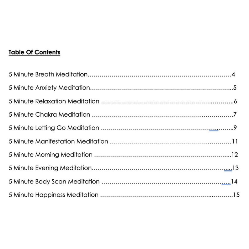 5 Minute Guided Meditation Script Bundle - Etsy