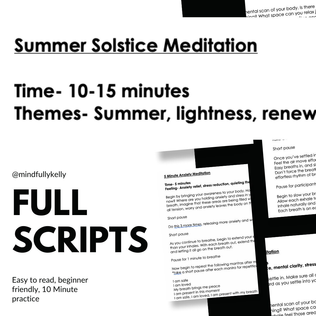 Summer Solstice Meditation Script PDF - Etsy