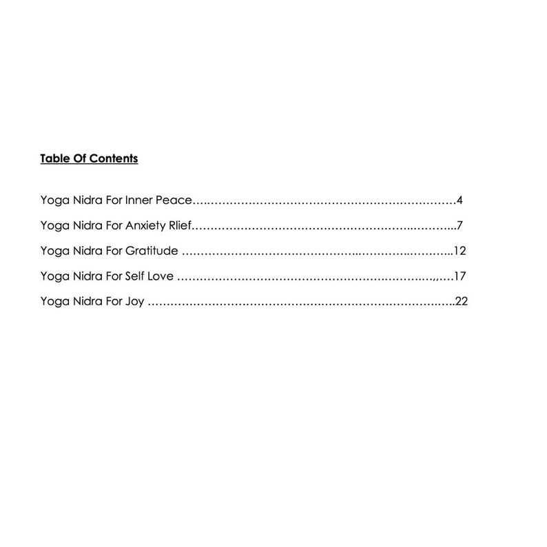 Yoga Nidra for Gratitude Script - Etsy