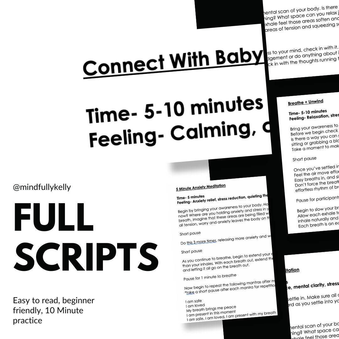 Prenatal Meditation Scripts for Mama Bundle - Etsy