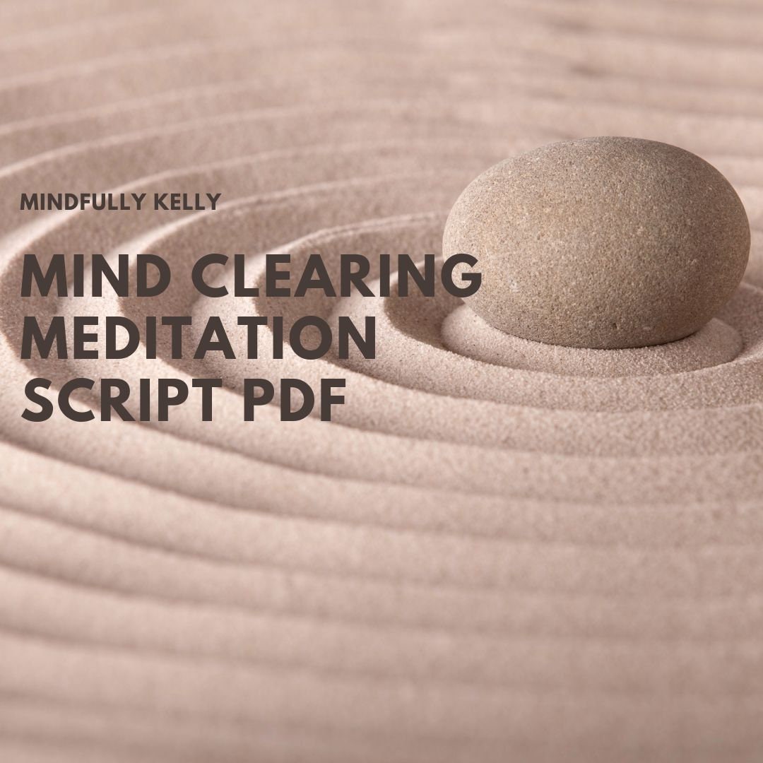 Mind Clearing Meditation Script PDF - Etsy