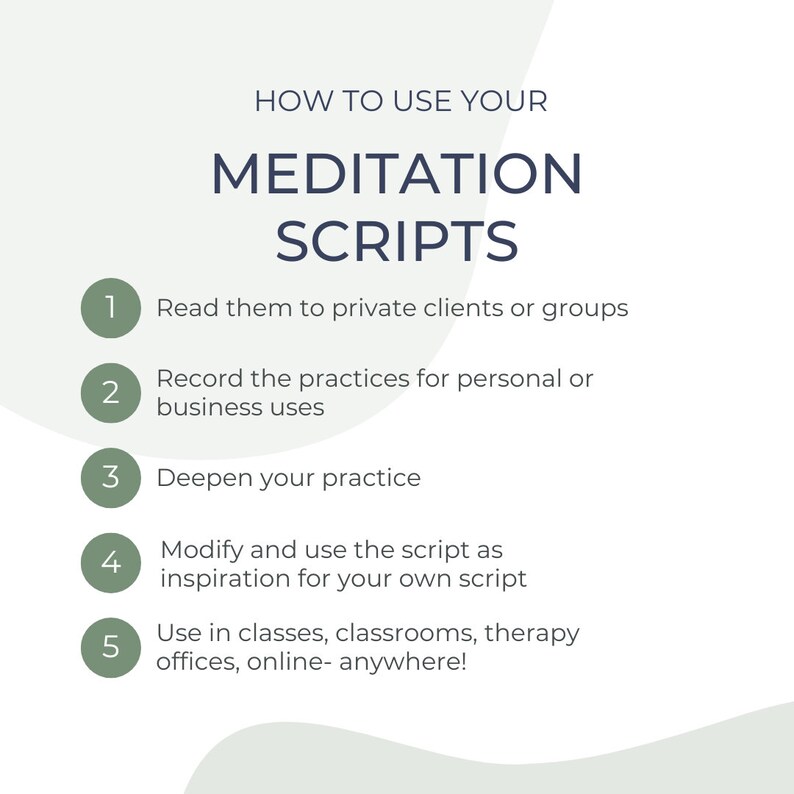 Springtime Relaxation Meditation Script PDF - Etsy