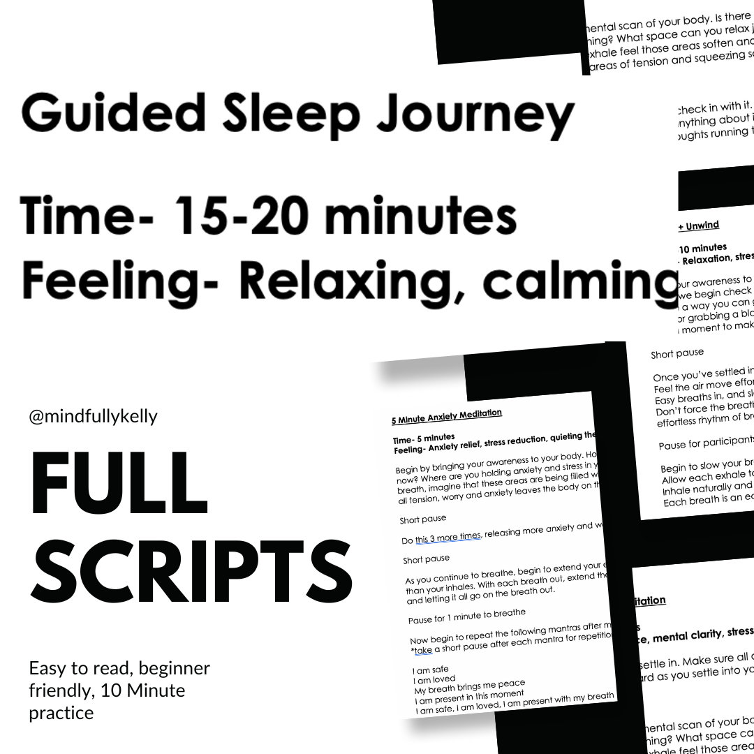 Guided Sleep Journey Meditation Script PDF - Etsy