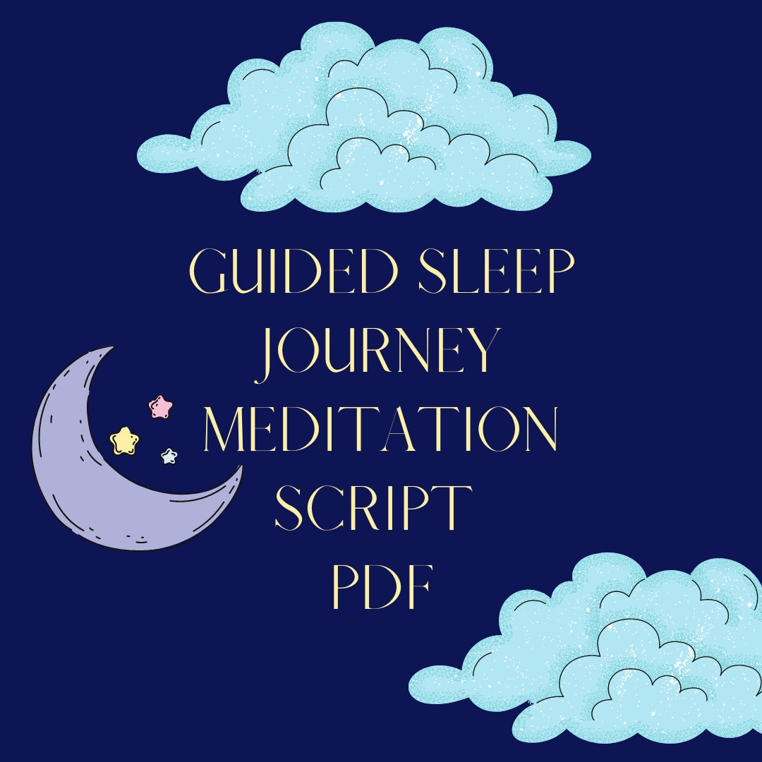 Guided Sleep Journey Meditation Script PDF - Etsy
