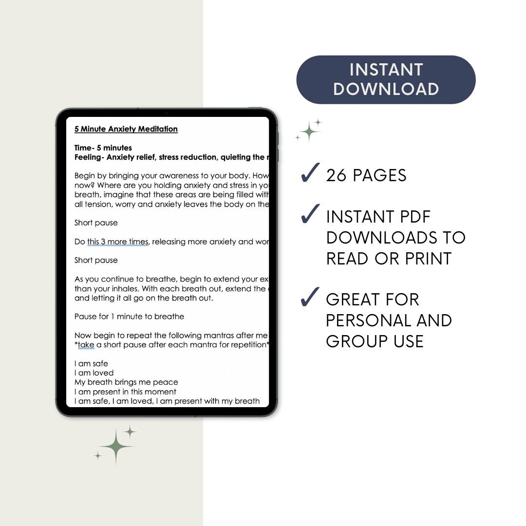 Am + PM Meditation Script Bundle - Etsy