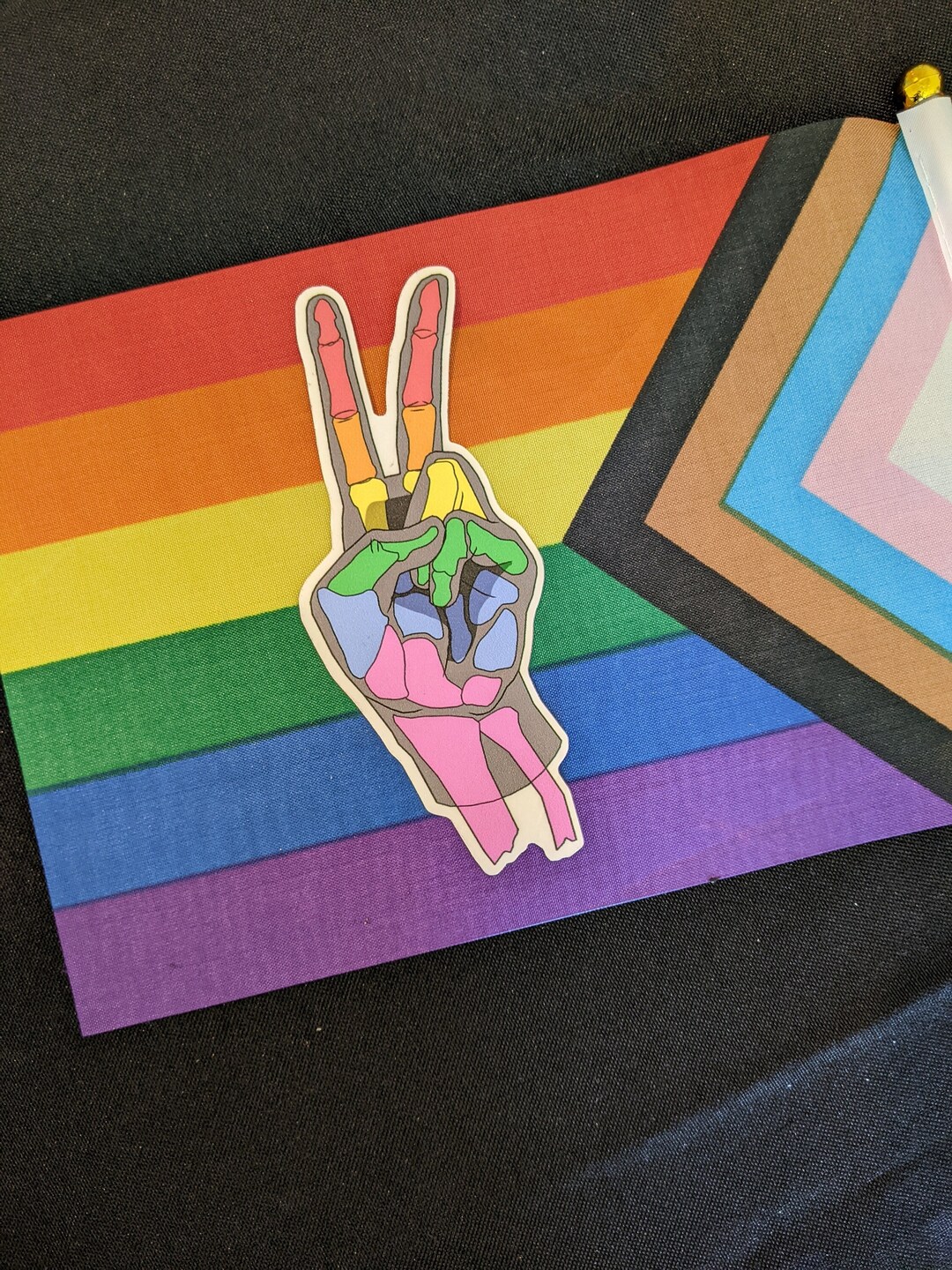 Gay Sticker Rainbow Pride Flag Sticker Be Gay Do Crime LGBT Artist ...