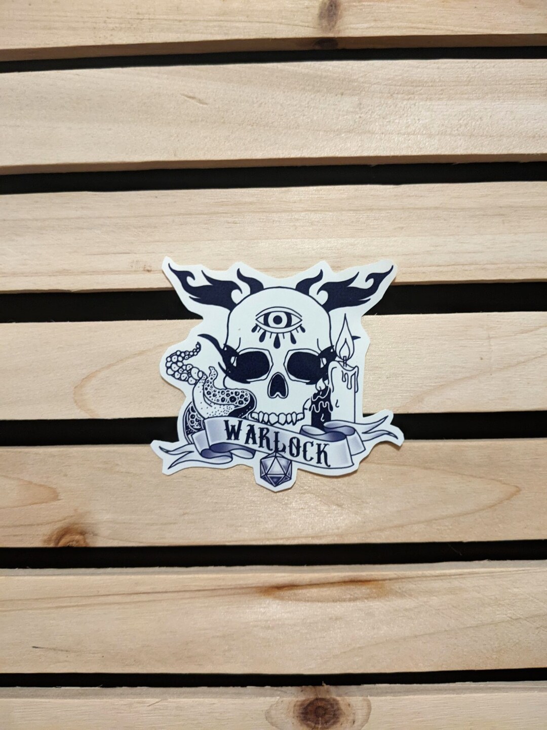 Buy Dnd Sticker Dnd Warlock Sticker Dnd 5e Dnd Class Sticker Dnd ...