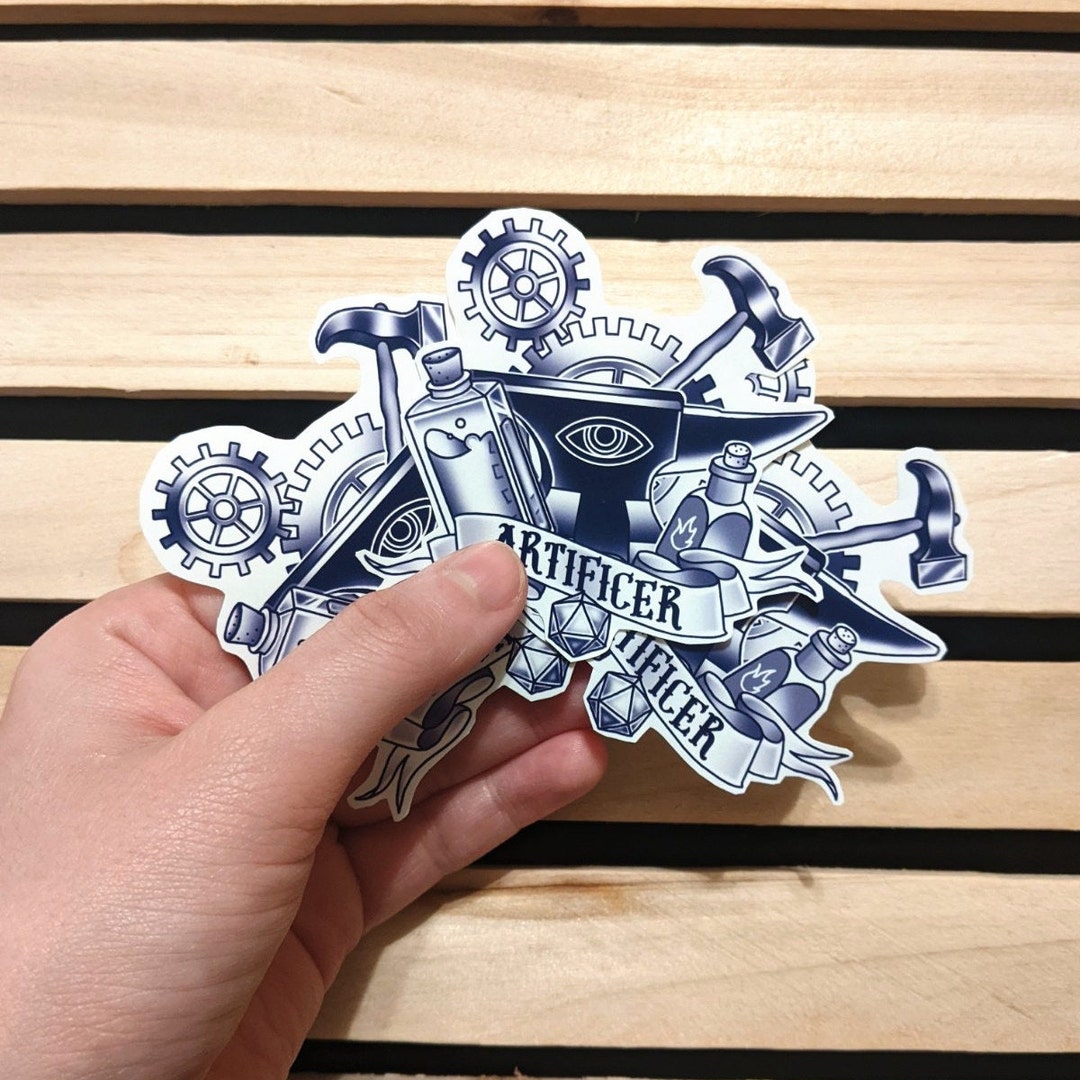 Dnd Artificer Sticker Dnd Class Sticker Dnd Sticker Dnd 5e - Etsy