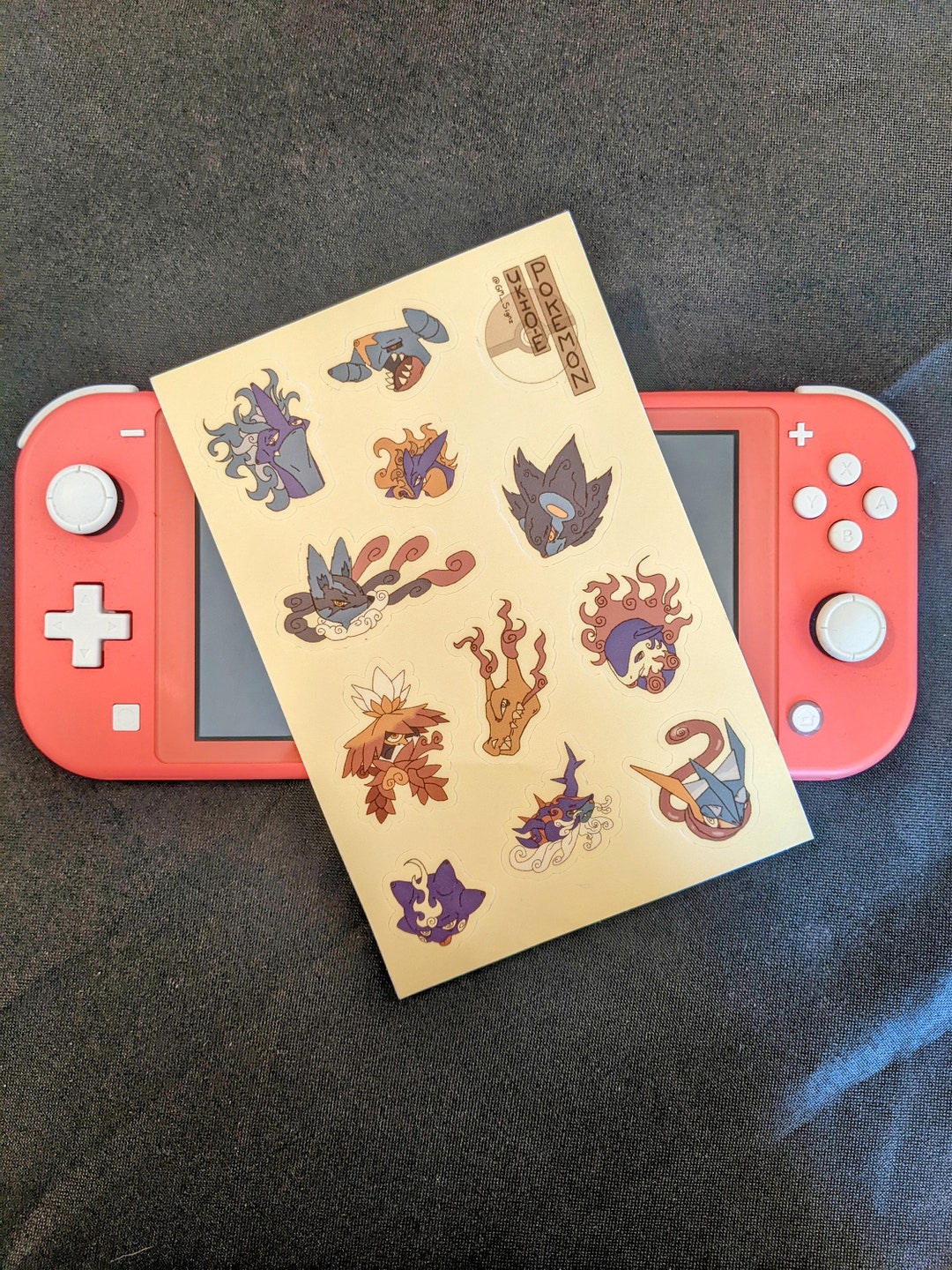Retro Arceus Pokemon Sheet With Yokai Designs for Fans - Etsy