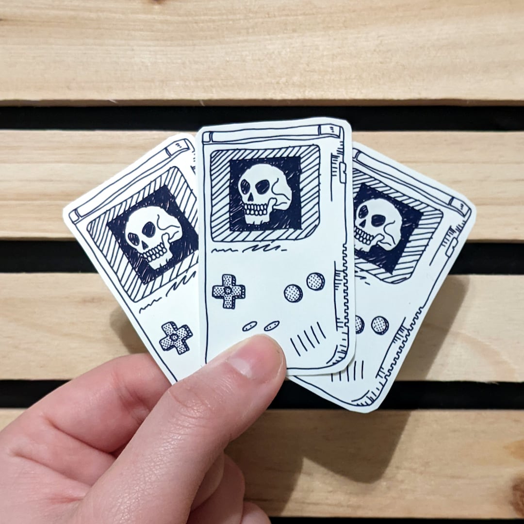 Gameboy Sticker | Retro Stickers | Vintage Gaming Stickers | Video Game ...