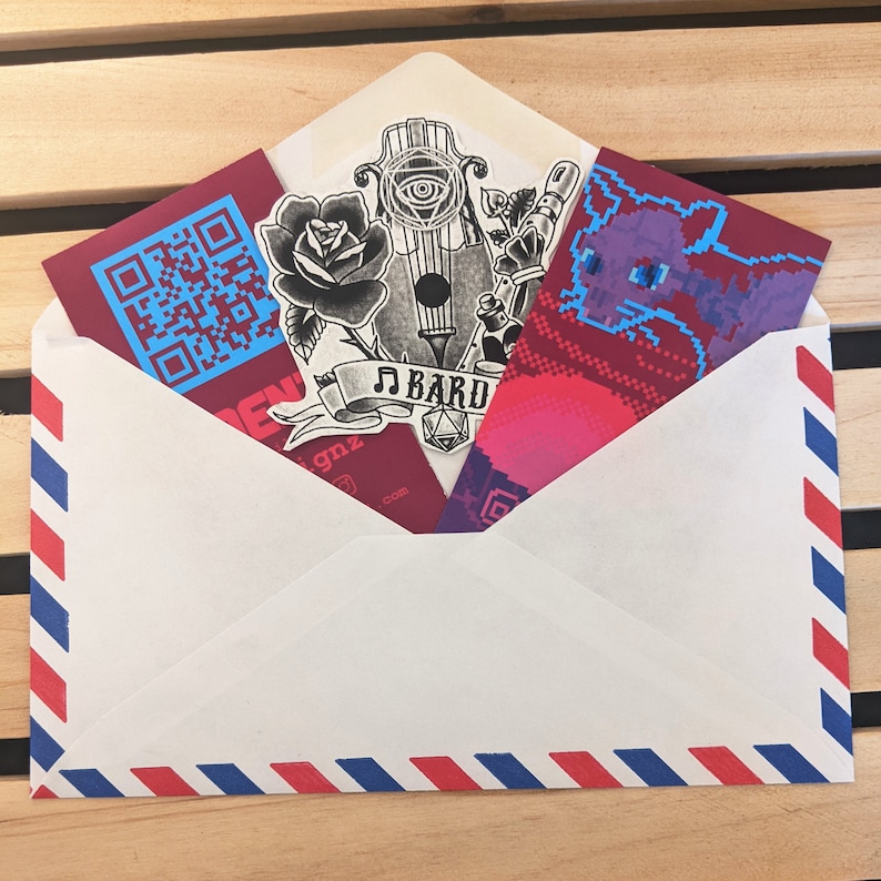 Dnd Bard Sticker Dnd Class Sticker Dnd Sticker Dnd 5e - Etsy