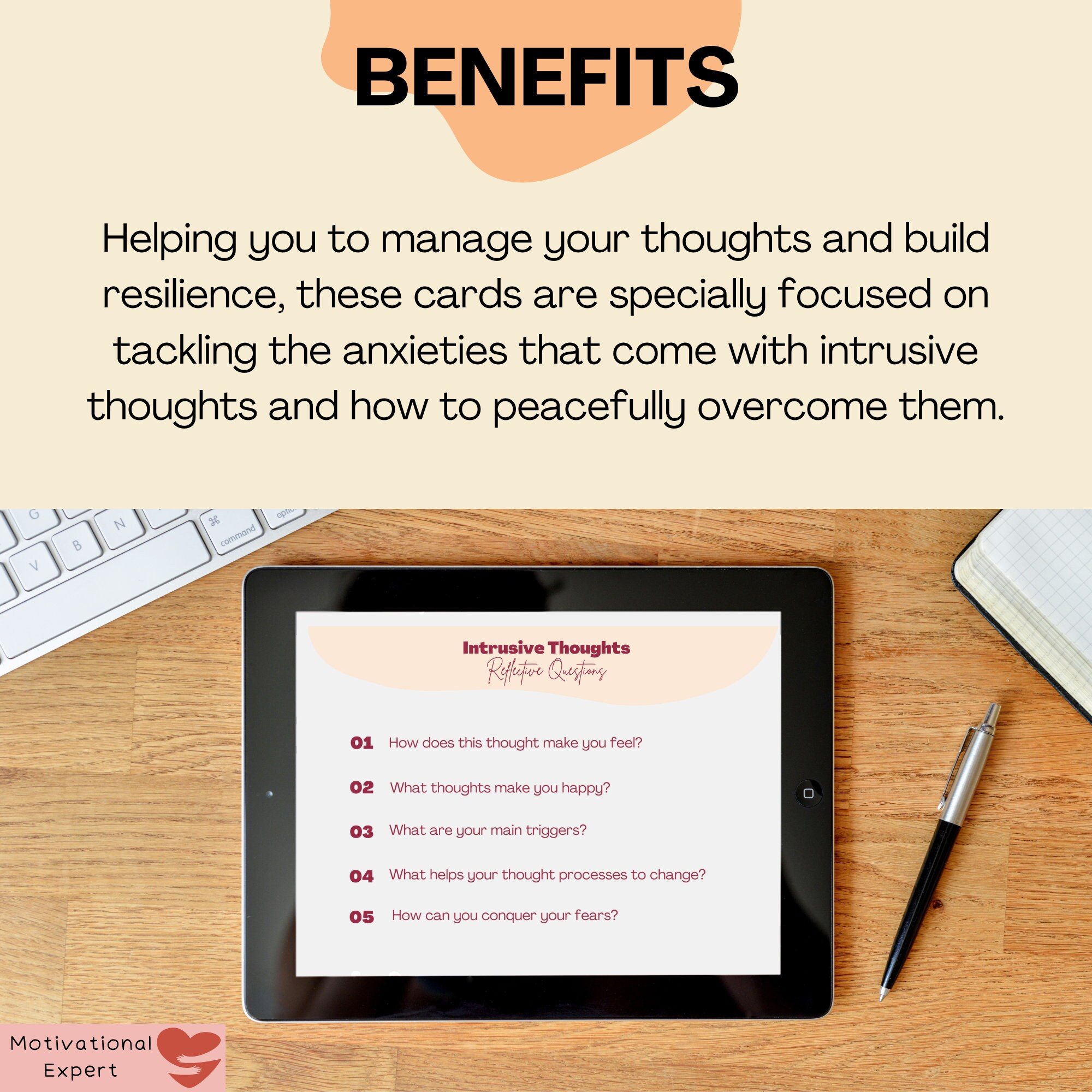 Intrusive Thoughts Coping Therapy Flashcards, Positive Psychology ...