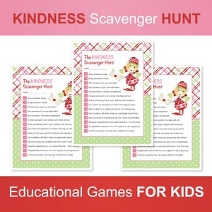 KINDNESS Scavenger Hunt: Who Doesn’t Love a Scavenger Hunt? but This ...