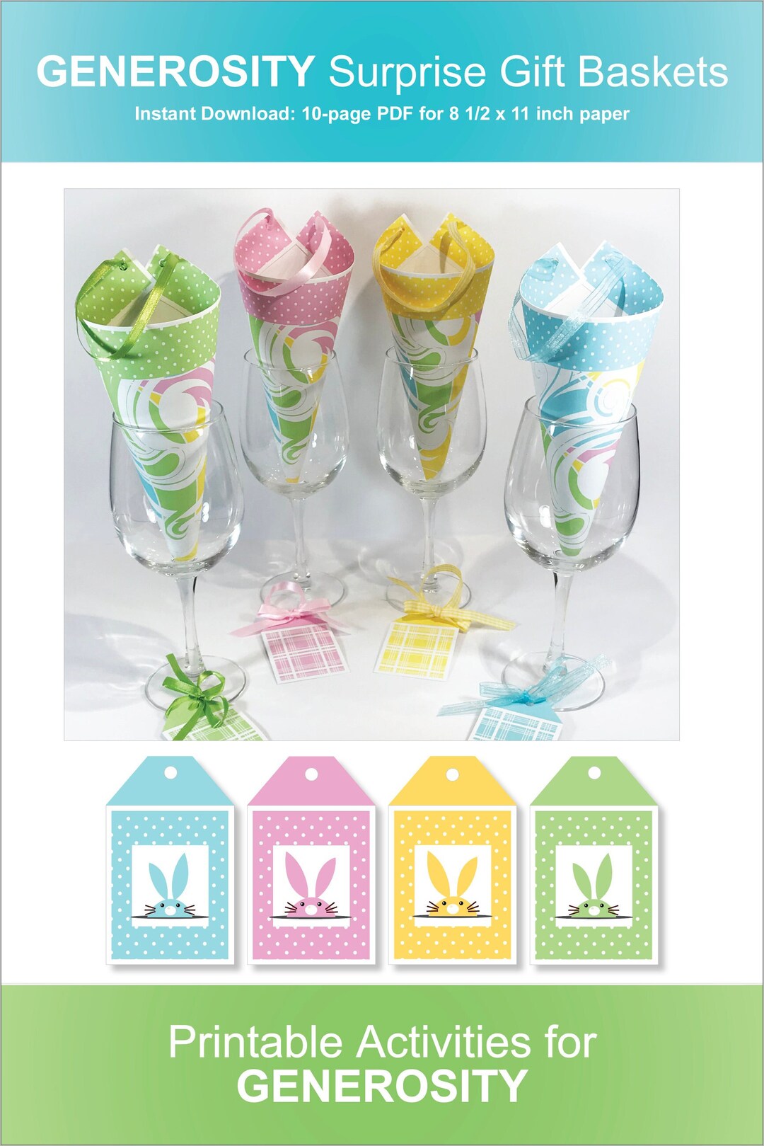 GENEROSITY Gift Baskets & Tags: A PRINTABLE Activity to Help Parents ...