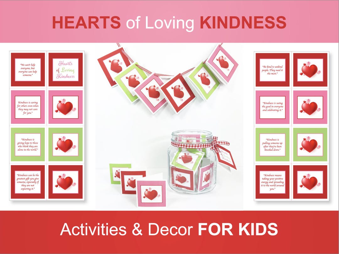 Hearts of Loving KINDNESS: A PRINTABLE Activity for Parents and ...
