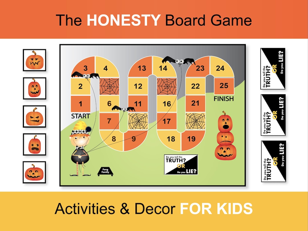 The HONESTY Board Game is a Fun Halloween Activity, for Family or ...