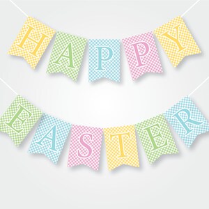 Happy EASTER BANNER: A PRINTABLE Activity for Parents & Teachers Who ...
