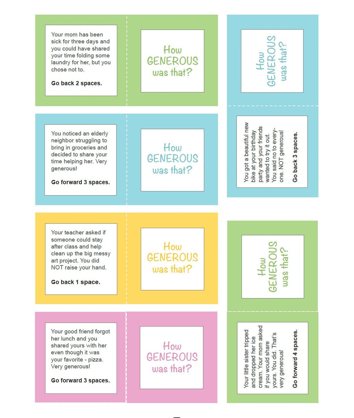 The Game of GENEROSITY is a Simple, Fun Way to Talk to Kids About ...