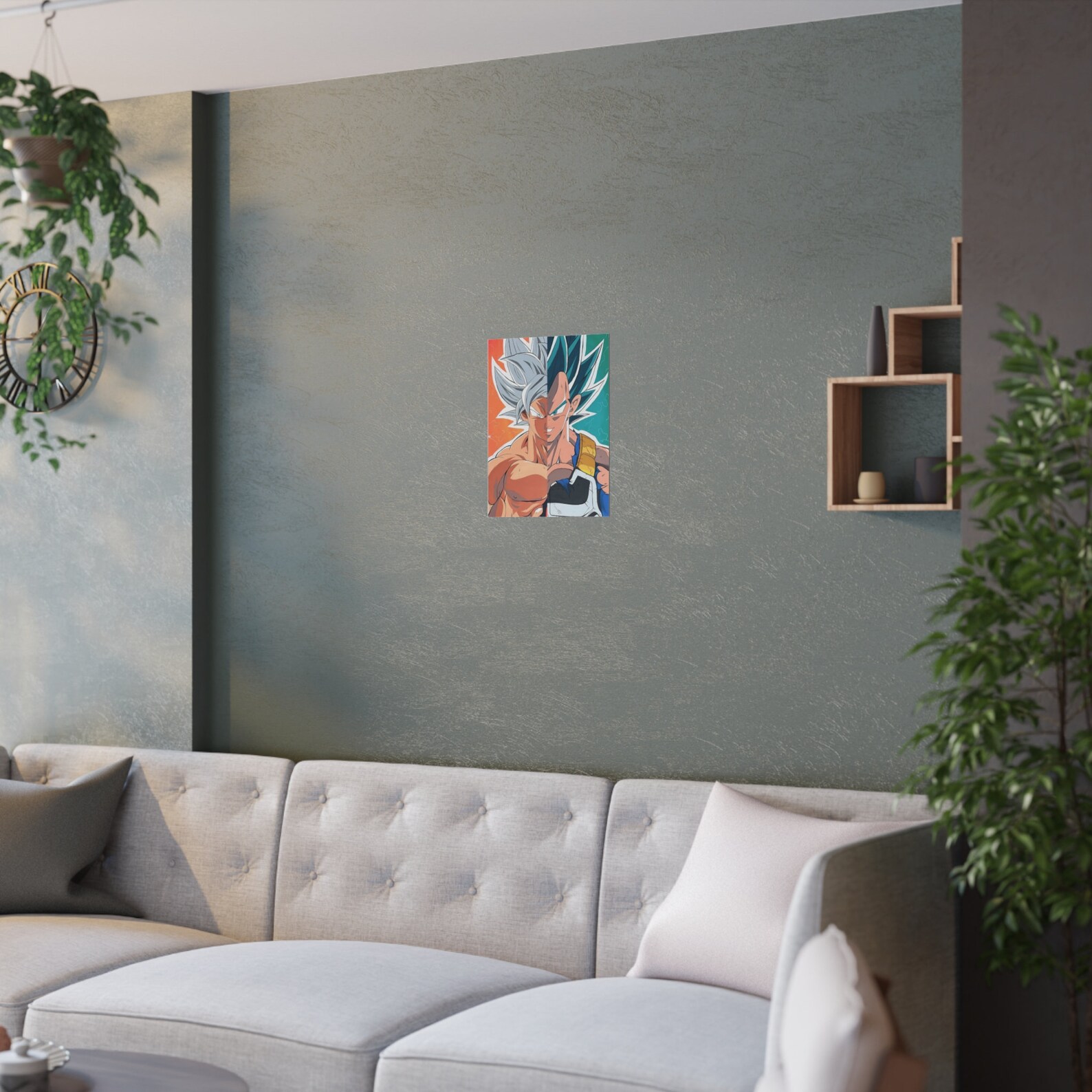 DBZ Split Satin Poster - Etsy