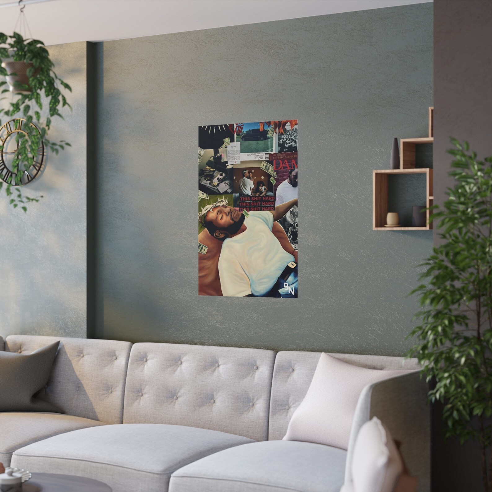 Kendrick Lamar Albums Satin Poster | Hip Hop Wall Art | Rap Icon Satin ...